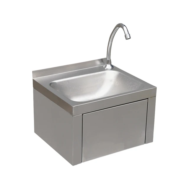 Wall Mounted Knee Operated Hand Washing Sink – Steelerz