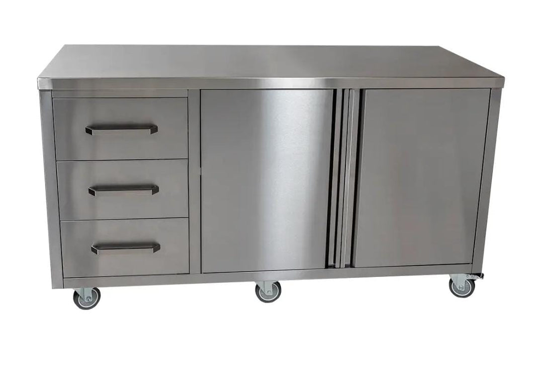 Stainless Steel Cabinets and Services Counters. – Steelerz