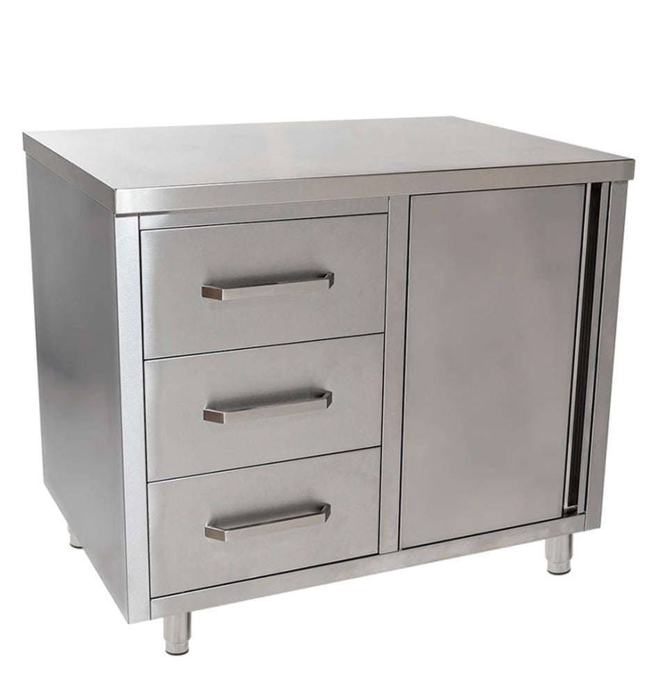 Stainless Steel Cabinets and Services Counters. – Steelerz