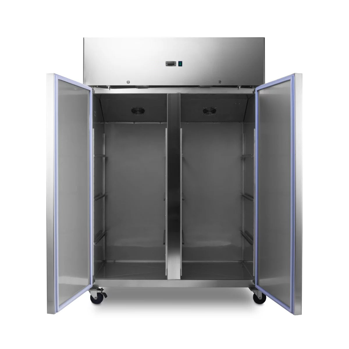 Commercial Kitchen Upright Refrigerator 1200 L Stainless Steel PREMIUM ...